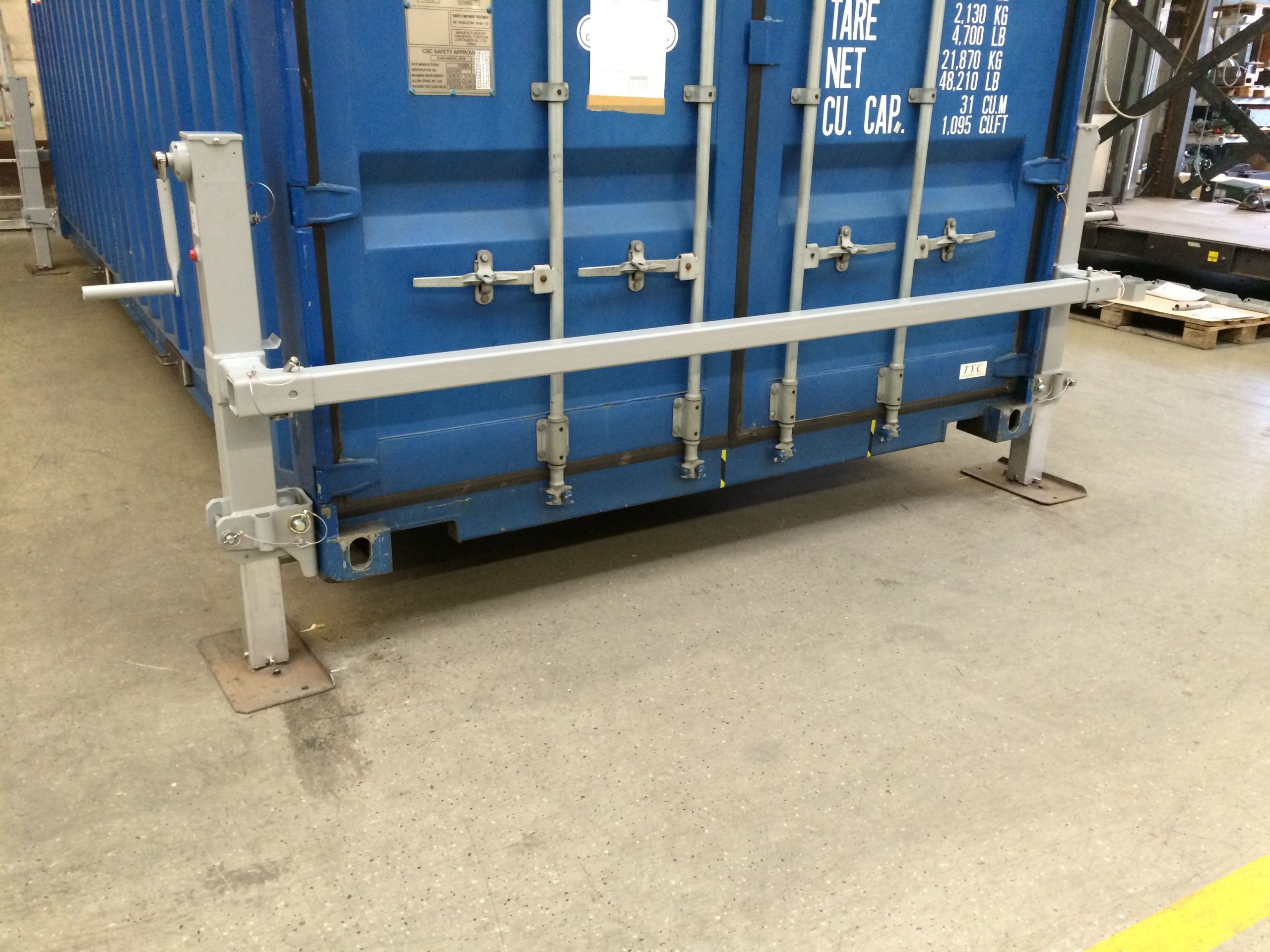 Levelling support type 272 for containers with ISO corners up to max ...